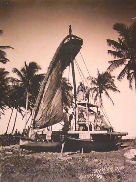 The ‘alia – double hulled sailing canoe of Sāmoa | Te Papa’s Blog