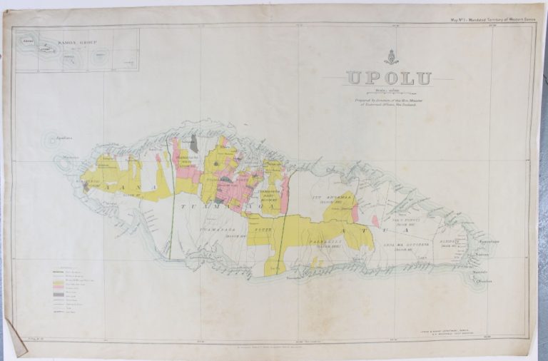 Upolu map | Te Papa’s Blog