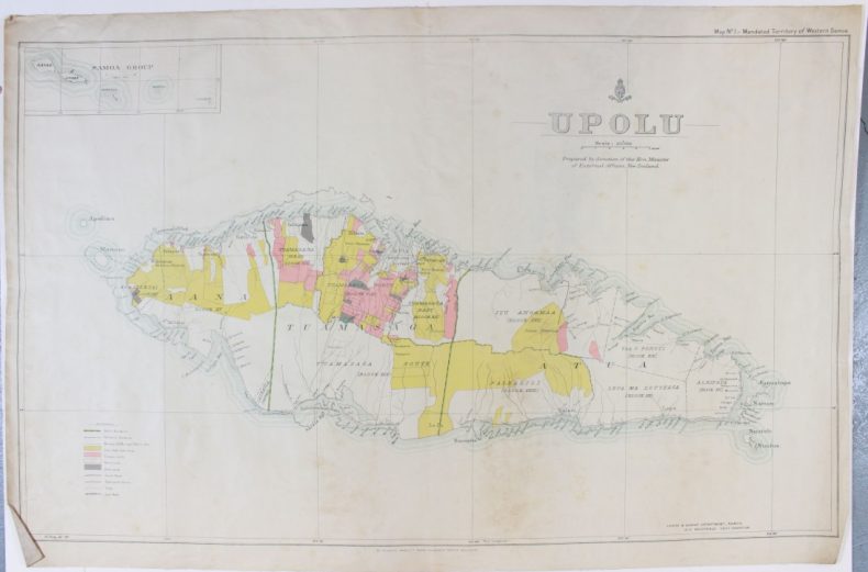 Upolu map | Te Papa’s Blog
