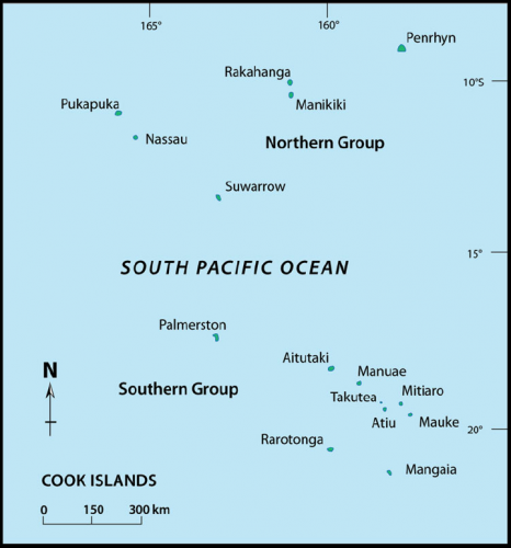 Map-of-the-Cook-Island-archipelago-showing-the-geographical-divisions ...