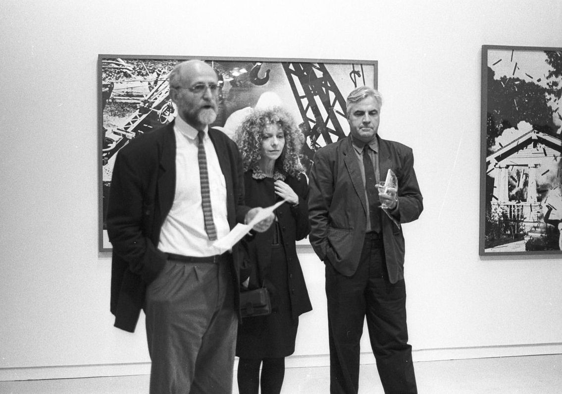 Luit at Barbara Kruger opening | Te Papa’s Blog